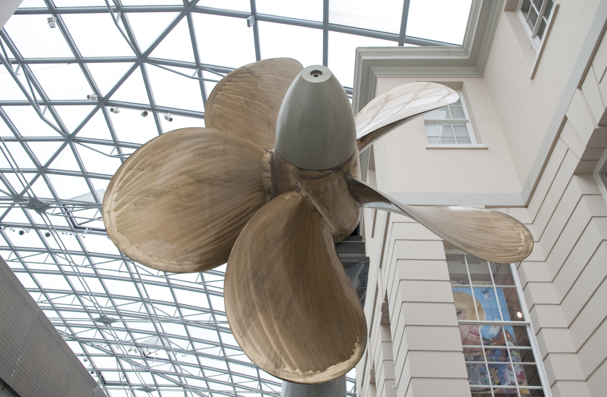 Type-23 frigate propeller | Visit National Maritime Museum, Ground ...